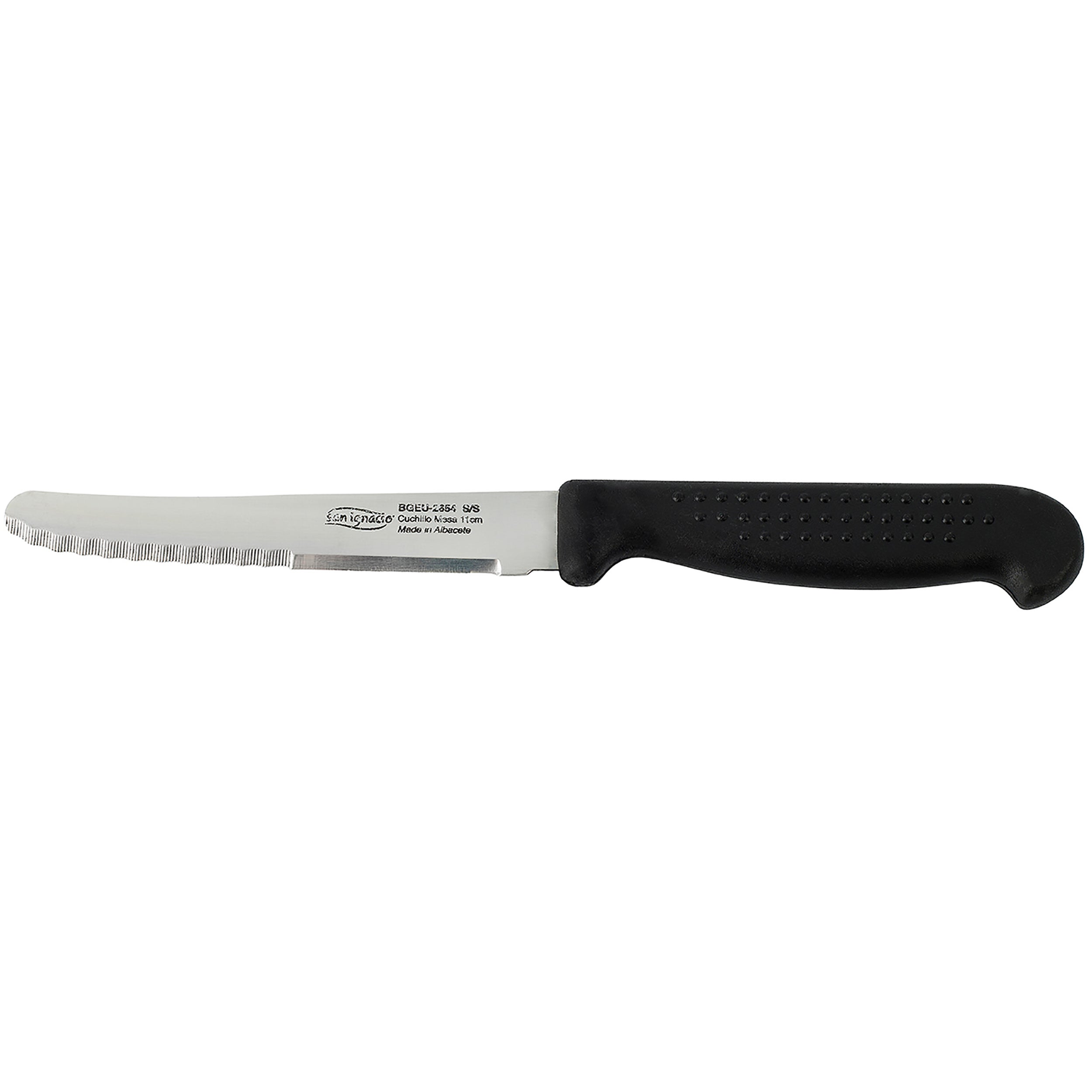Cuchillo mesa 11 cm con mango de puntos San ignacio colección Yeste ...