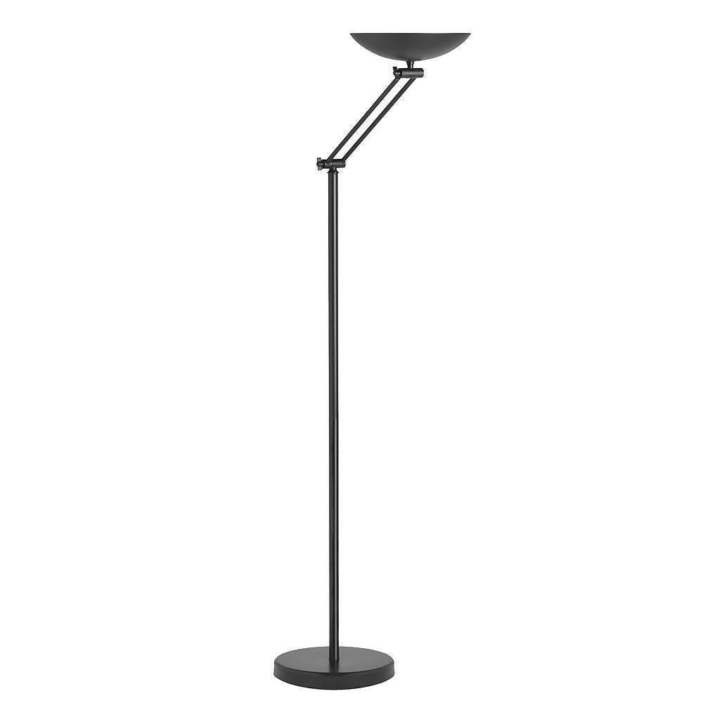 DELY 2.0 lampadaire articulé à éclairage indirect noir | Leroy Merlin