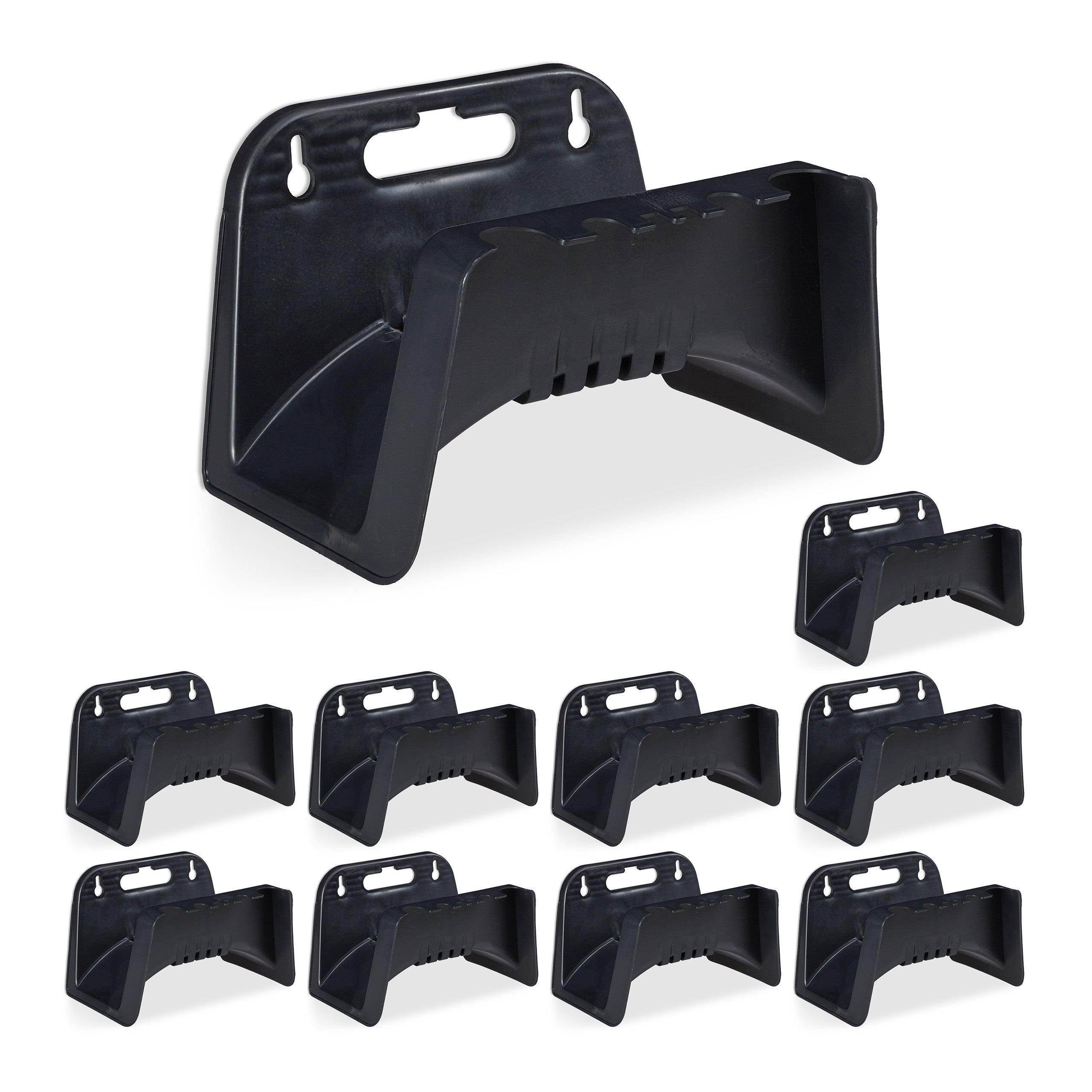 Support pour tuyau, lot de 10, mural en plastique, suspension pour ...