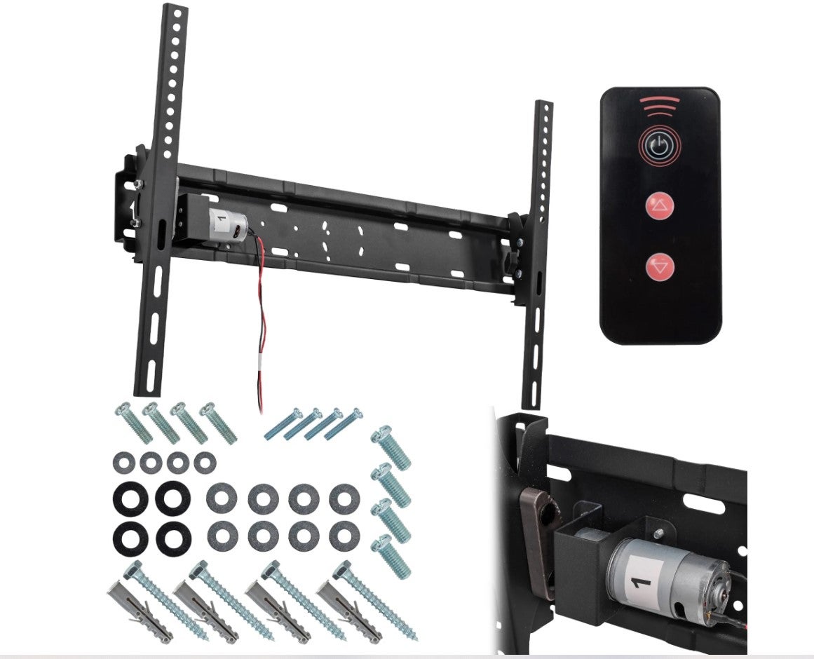 SUPPORT TV ÉLECTRIQUE 70 "MAX avec la télécommande | Leroy Merlin