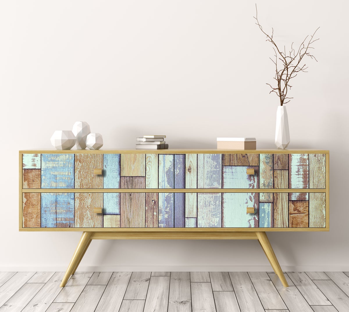 Rollo sticker Maderas Alaska 65x100 cm | Leroy Merlin