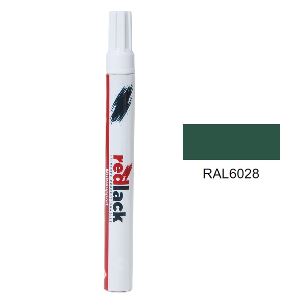 Fieltro retoque pintura 8 ml – RAL 6028 Brillo – Verde pino – para ...