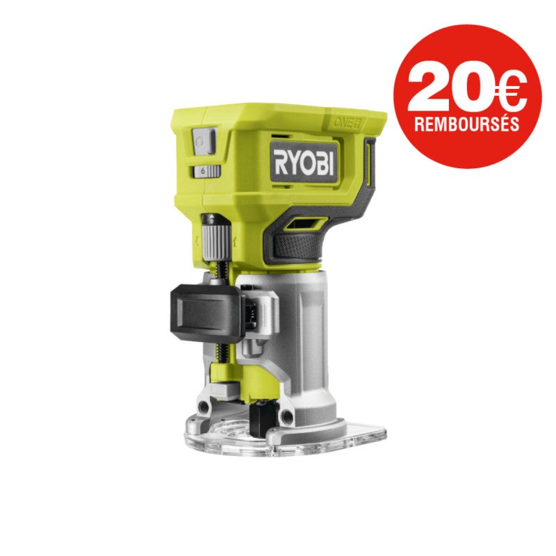 Affleureuse à bois RYOBI - RTR18-0 - 18V One+ - Sans batterie ni ...