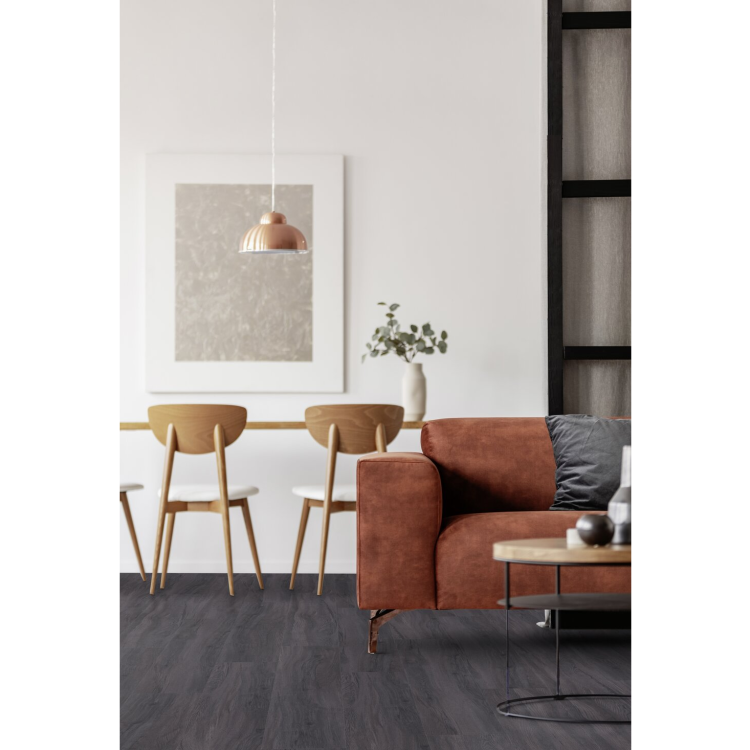 Lame de sol PVC clipsable effet bois poppy grey GERFLOR | Leroy Merlin