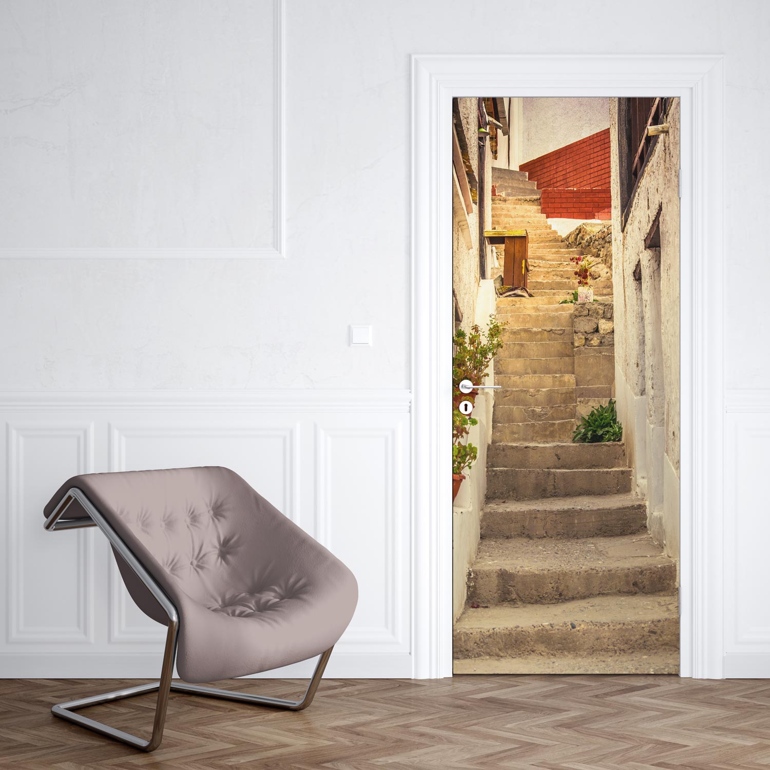 Adesivo Porta Scala Vicolo - 204 x 63 cm | Leroy Merlin