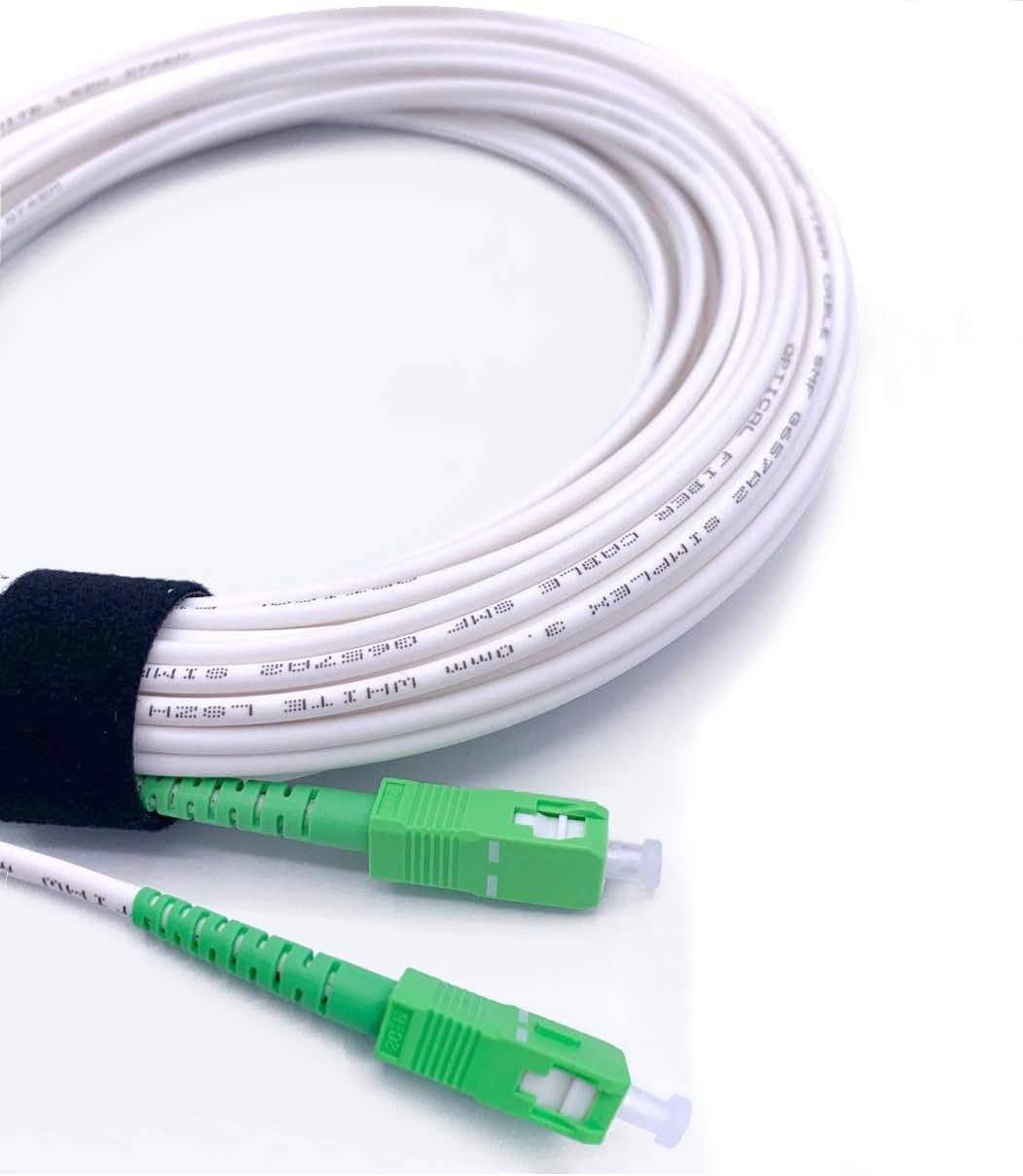 Elfcam – 70 m Câble Fibre Optique Monomode Simplex SC-APC à SC-APC ...
