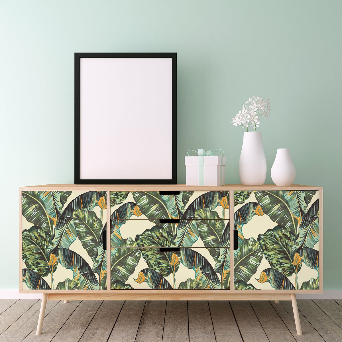 Sticker meuble tropical Maupiti 40 x 60 cm | Leroy Merlin