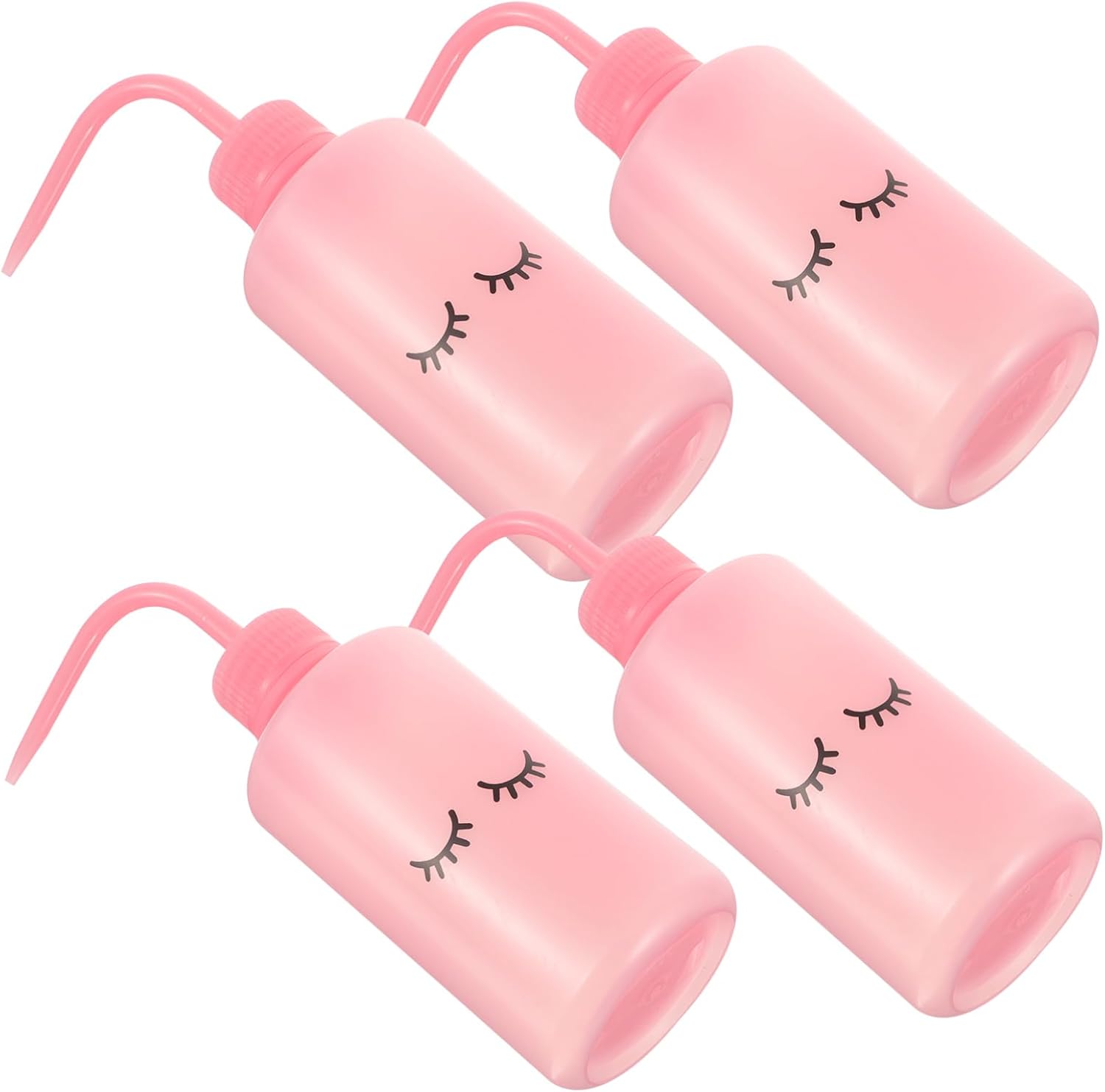 4 botellas de agua de plástico con forma de codo para lavar e irrigar ...