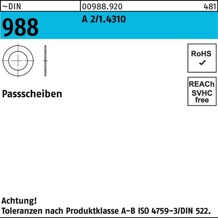 Reyher Rondelle DIN 988 | Leroy Merlin