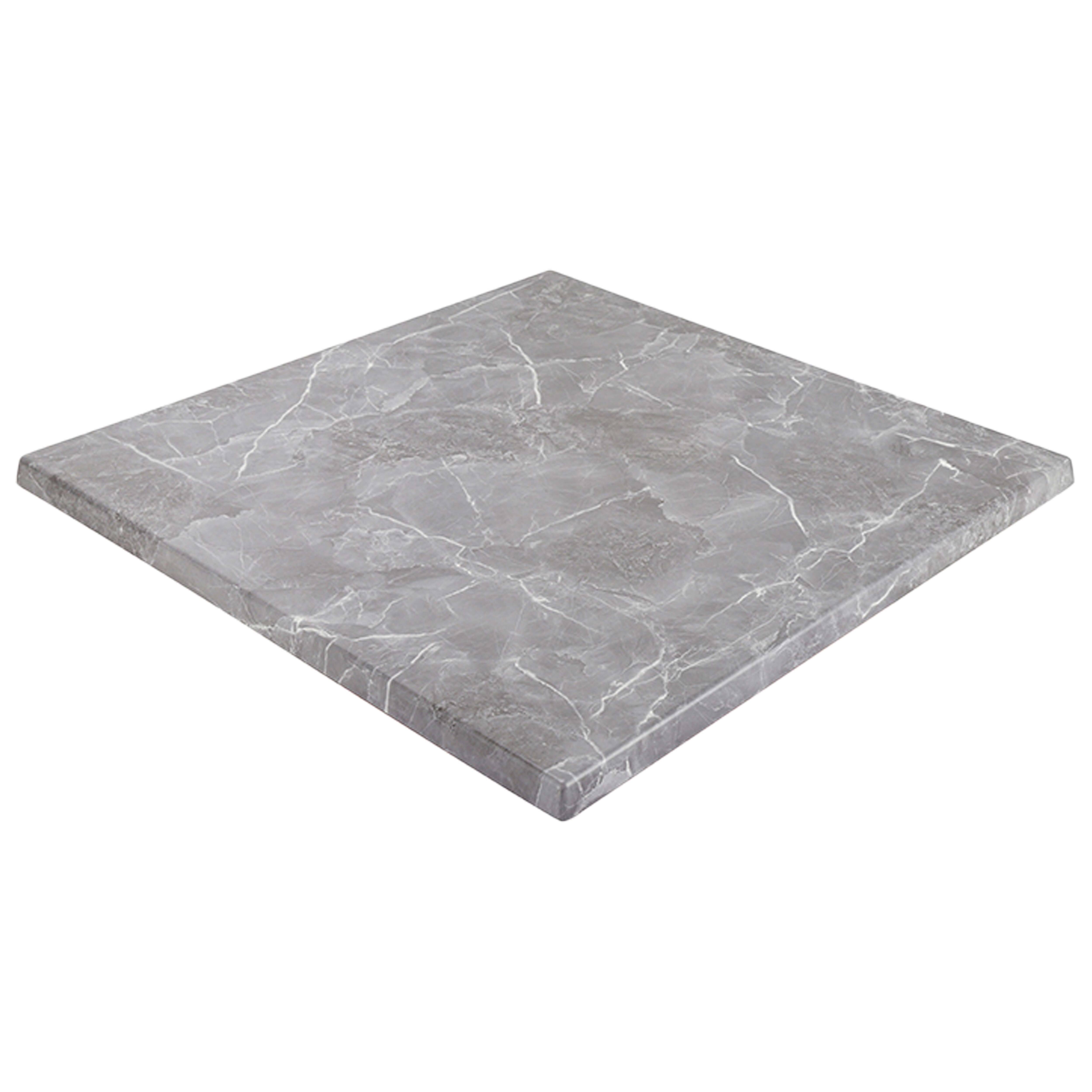 Tablero cuadrado laminado 60 x 60 cm mármol gris | Leroy Merlin