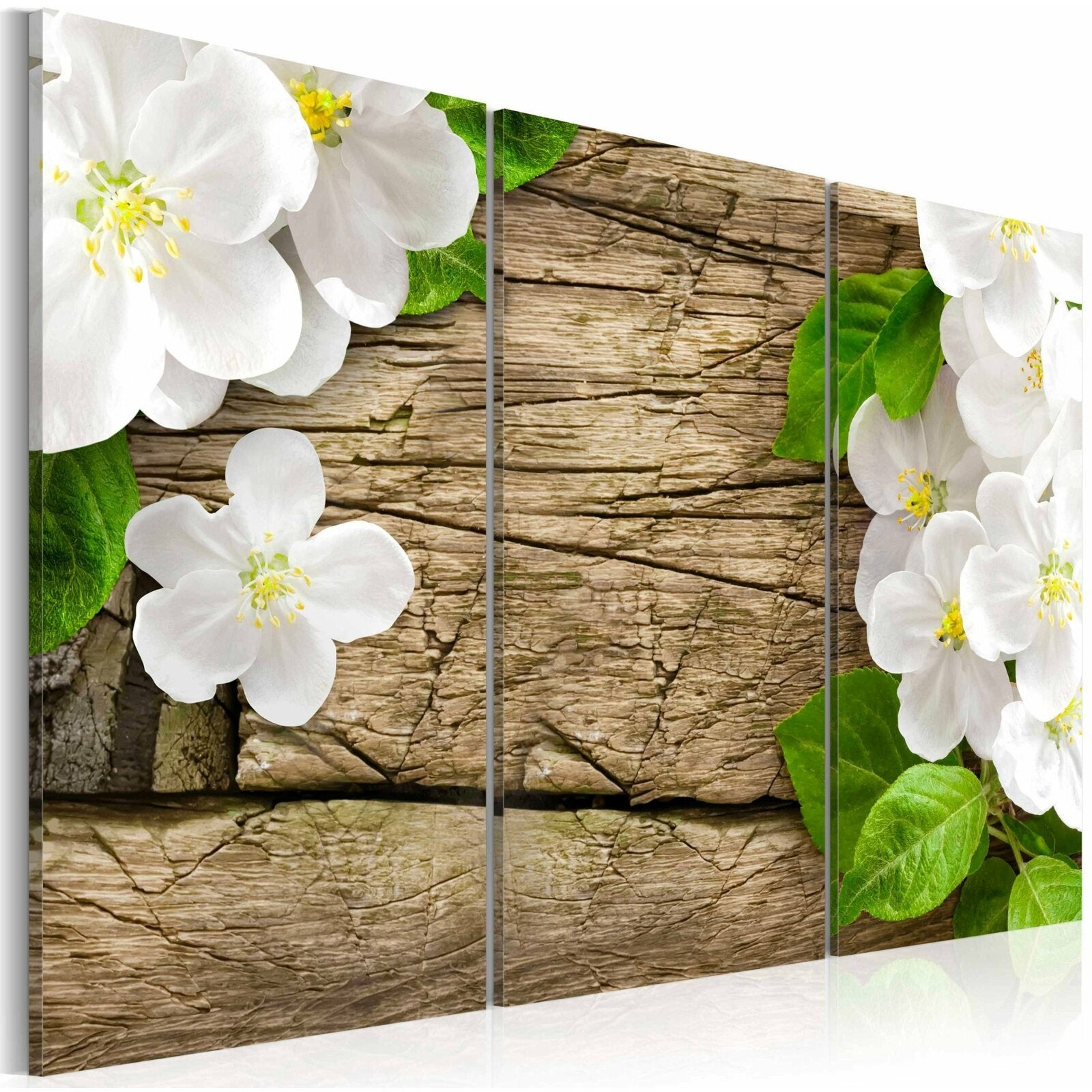 Tableau coquette blanche - 120 x 80 cm | Leroy Merlin