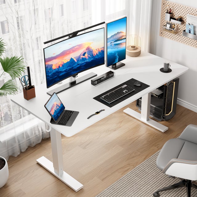 Bureau assis debout, flexible et réglable | Leroy Merlin