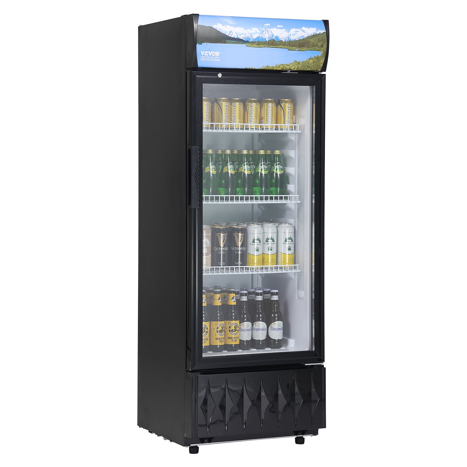 Réfrigerateur à Boissons Commercial VEVOR 195 L Frigo Vitrine ...
