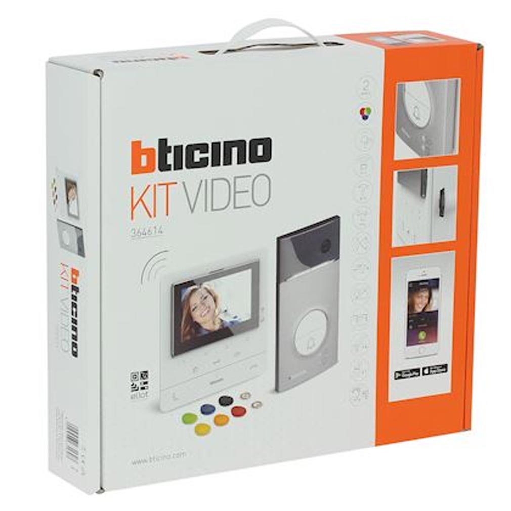 Kit Videocitofono Bticino CLASSE100 X16E WiFi 2 Fili monofamiliare ...