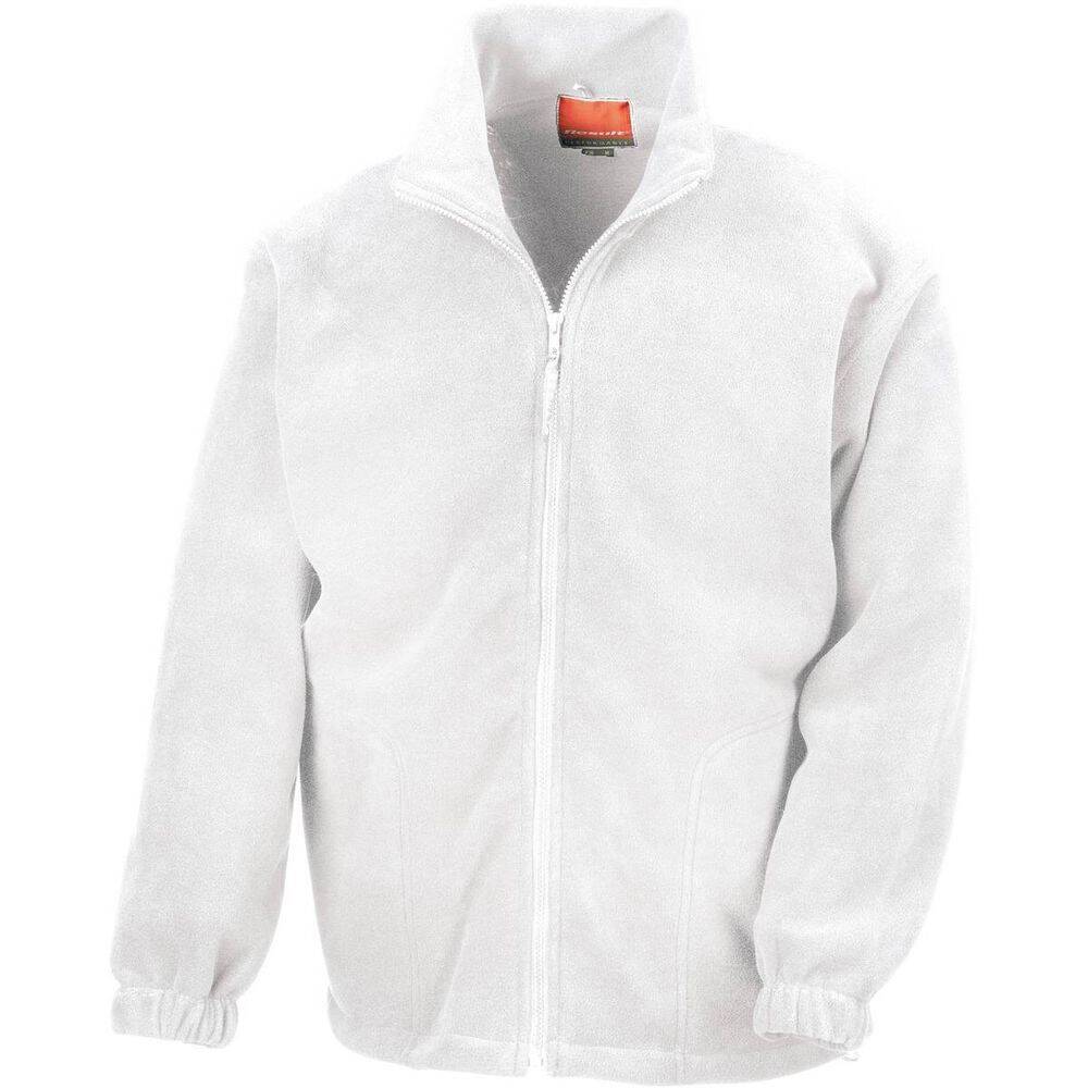Veste de travail polaire zippée Result Blanc L | Leroy Merlin