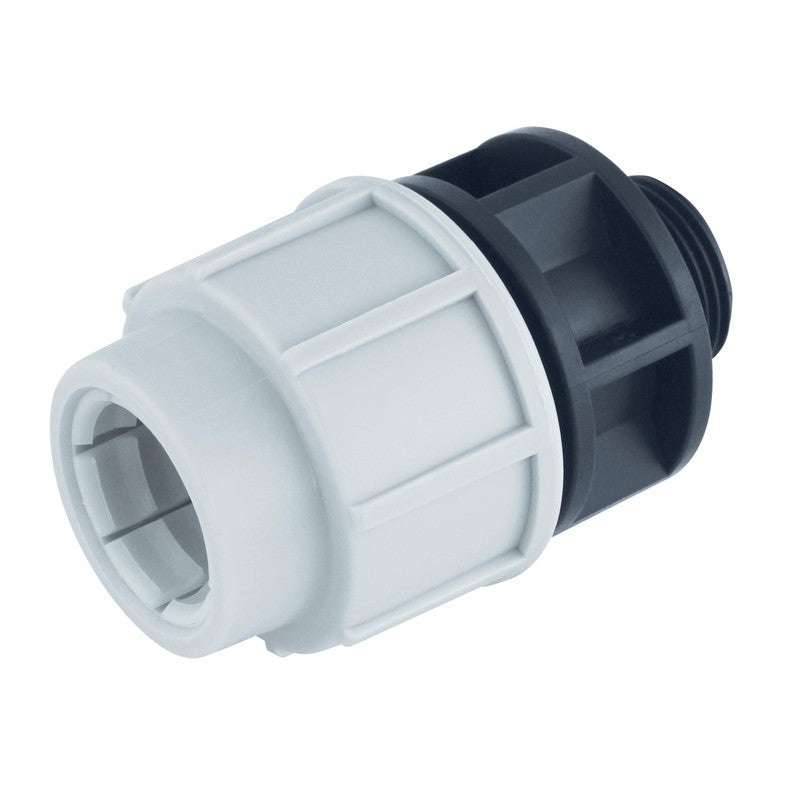 Manchon compression fileté mâle pour tube PE Ø32x1" | Bricoman