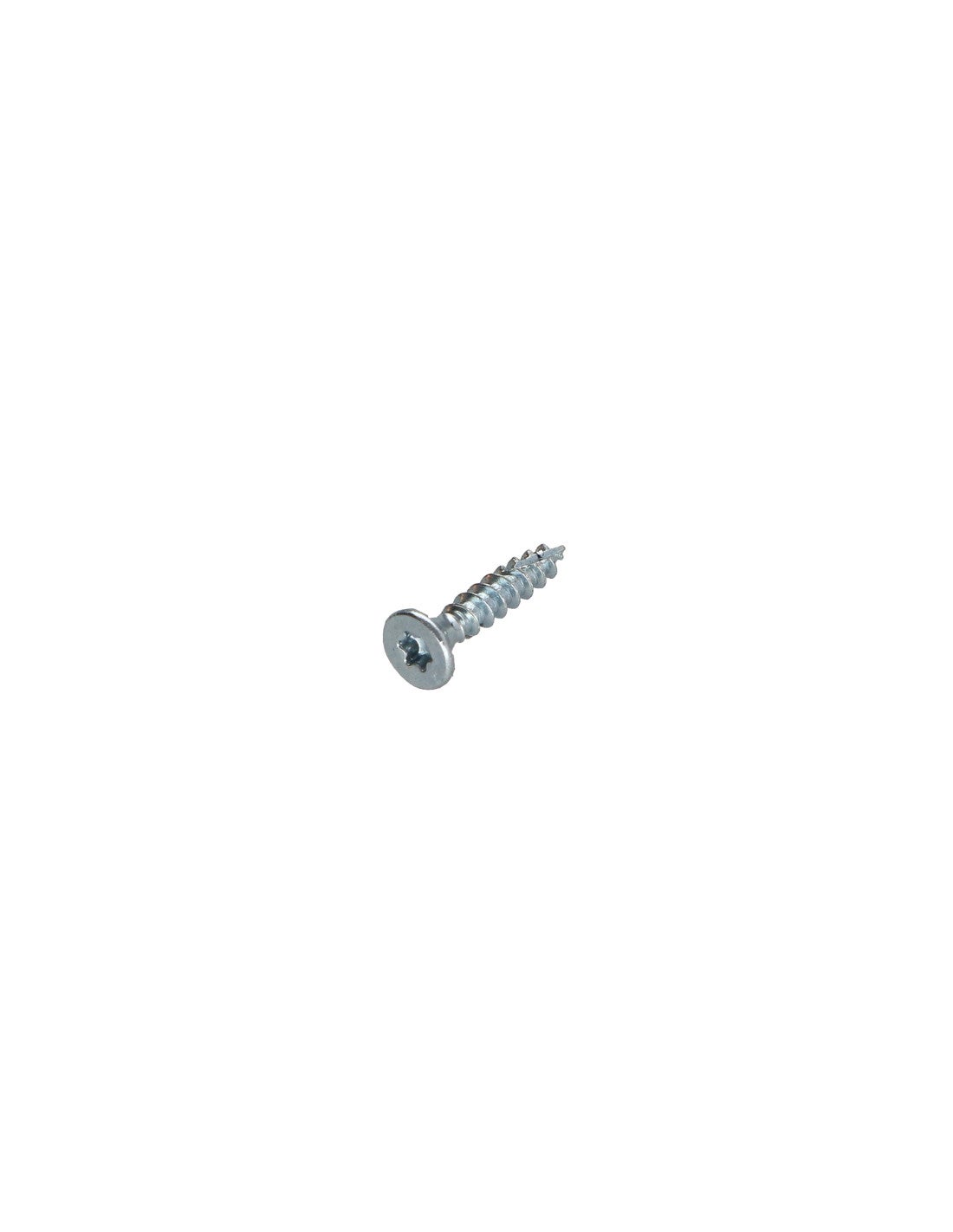 Vis bois TEKOR Tête fraisée Cranté 3X16 TORX T10 Acier zingué Filetage ...