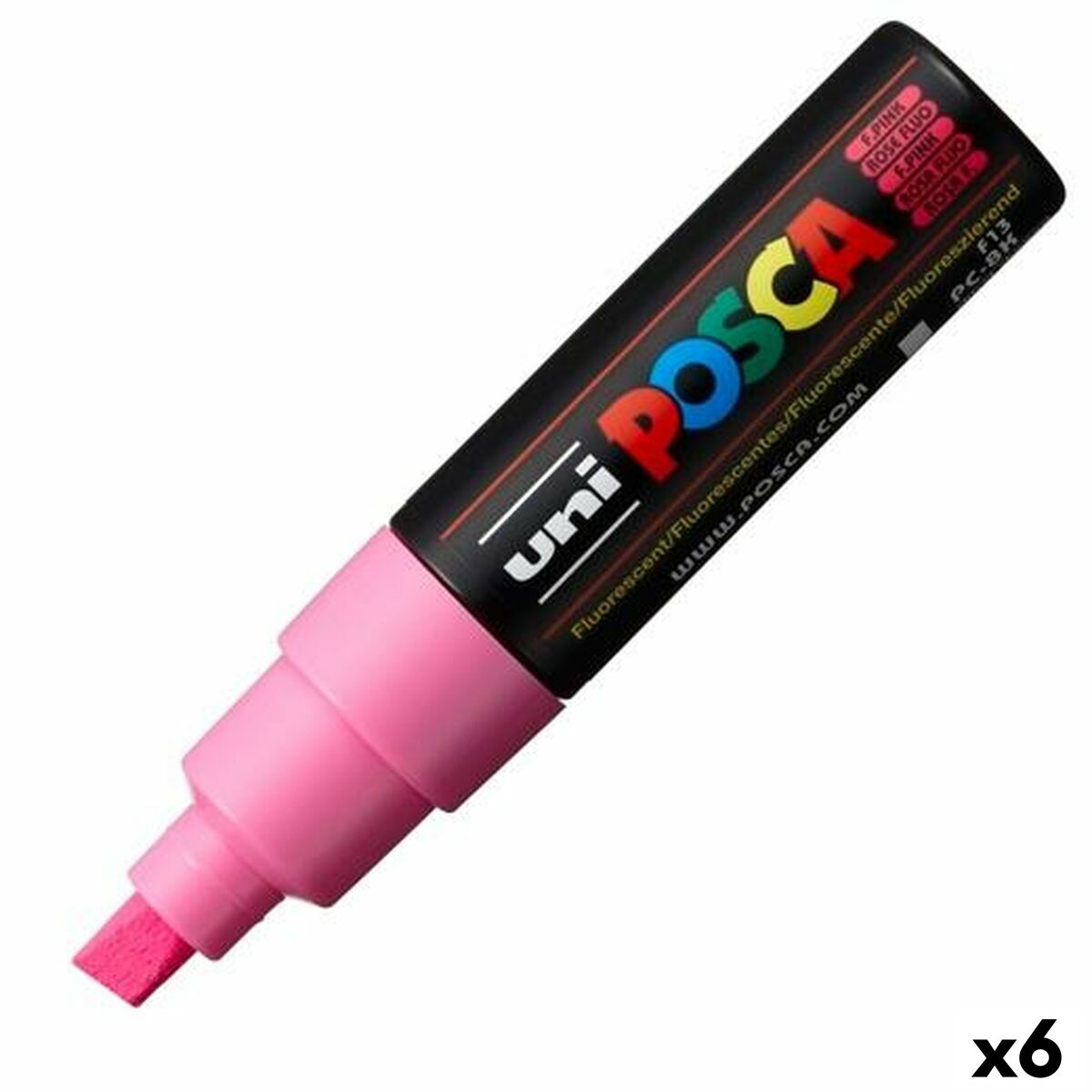 Rotuladores POSCA PC-8K Rosa 6 Unidades | Leroy Merlin