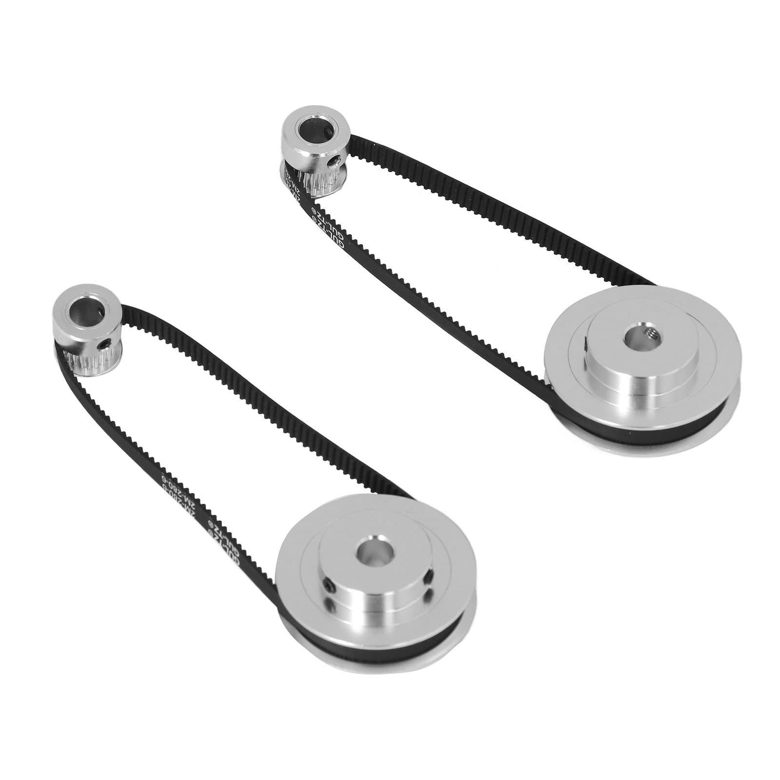 Juego de poleas 20T y 60T con correa 280 mm x 6 mm (8 mm) | Leroy Merlin