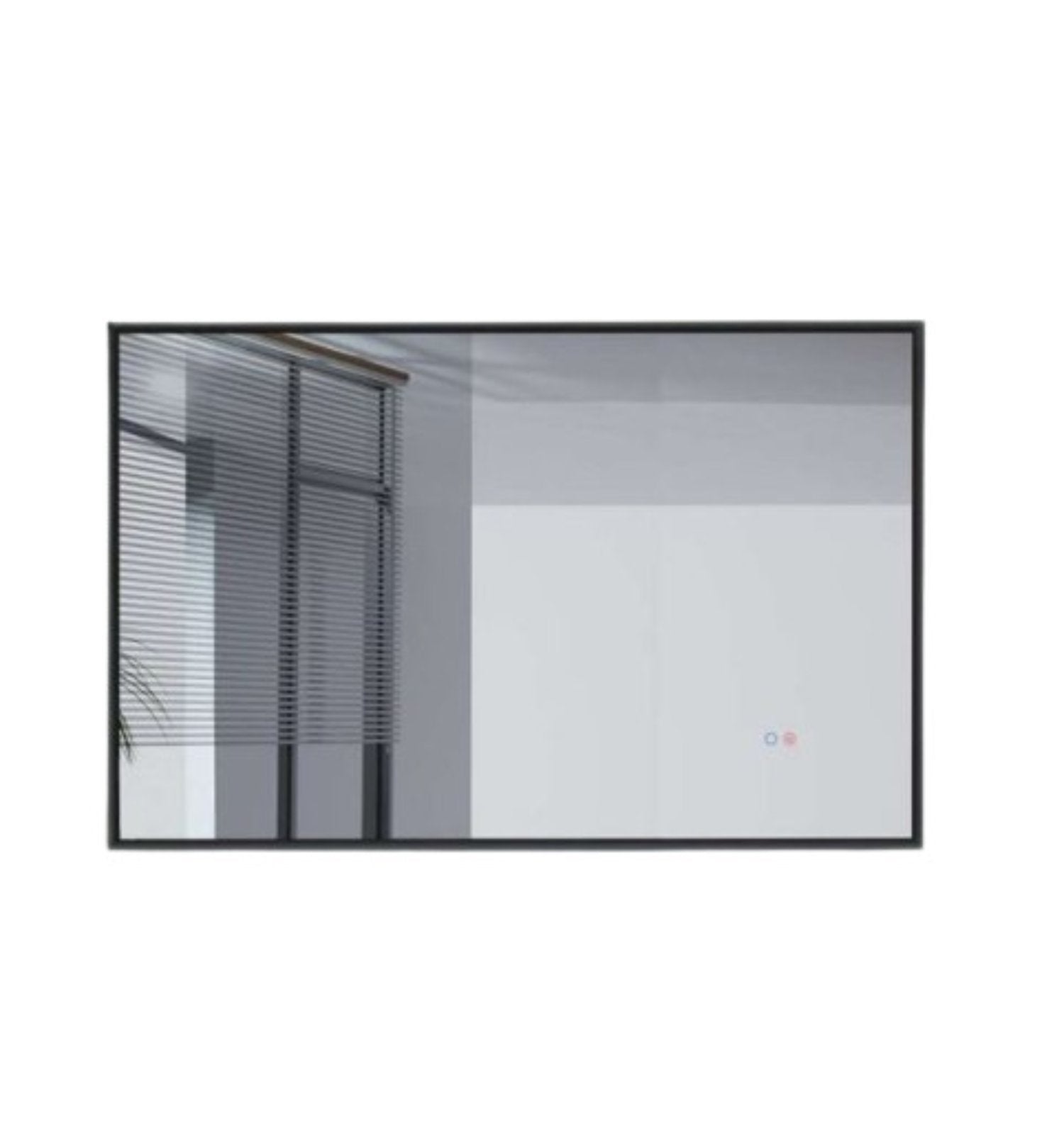 Miroir de Salle de Bain Led Rectangulaire, Or Brossé Anti-Buée 3000 K ...