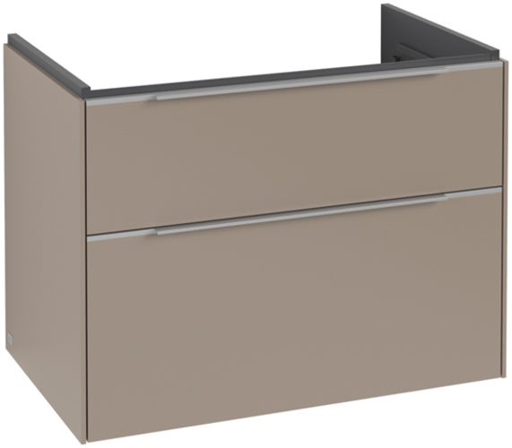 Villeroy & Boch Subway 3.0, 772x576x478 mm, mueble de lavabo, 2 cajones ...