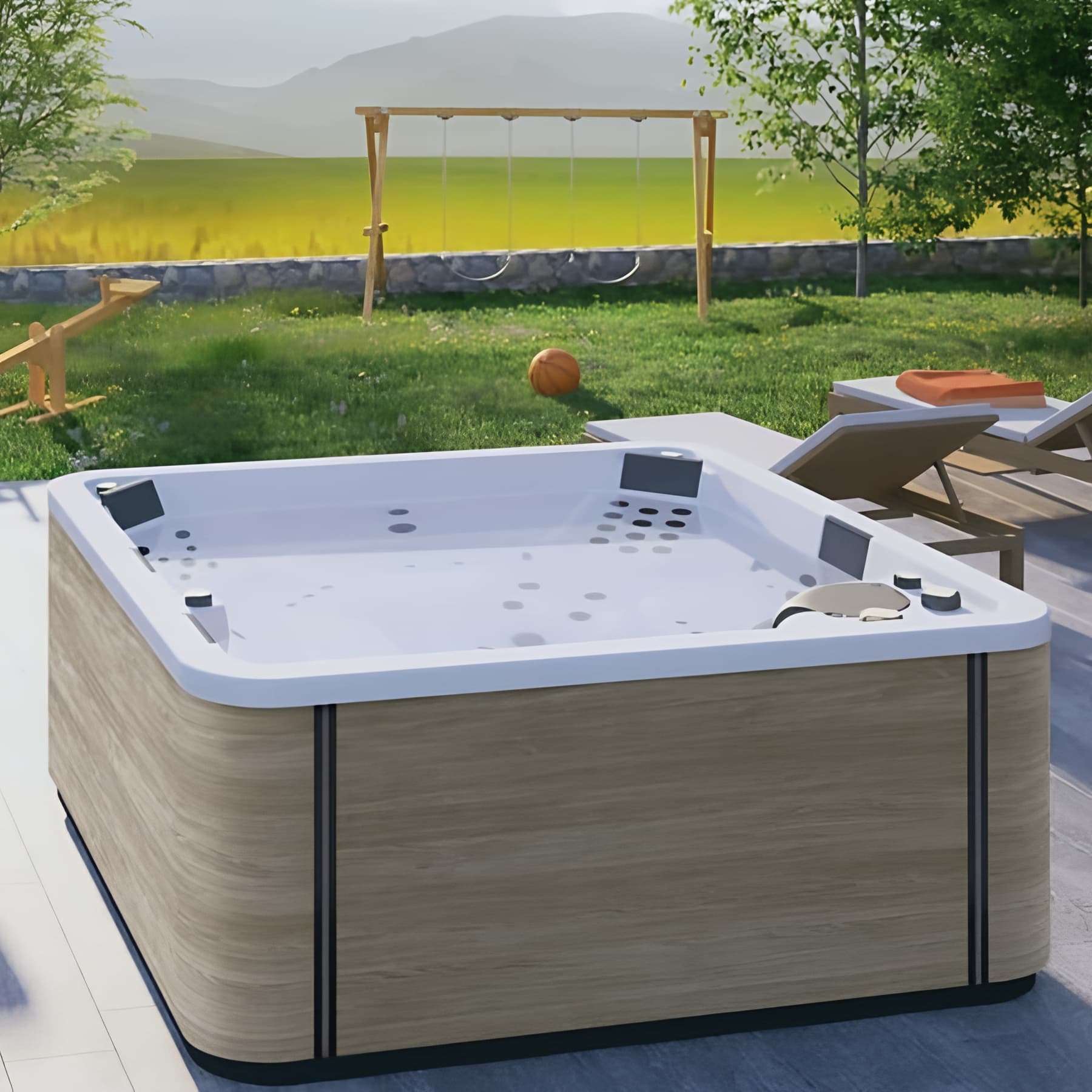 SPA A500 6 Seater color shell Sterling system Tratamiento de ozono ...