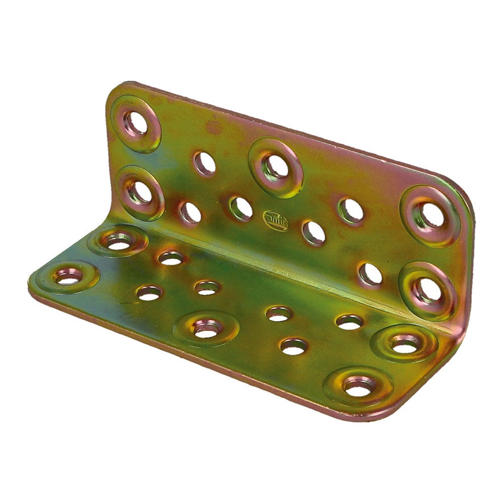 Amig - Carré en métal perforé | 80 x 100 x 2,2 mm | Fixation de ...