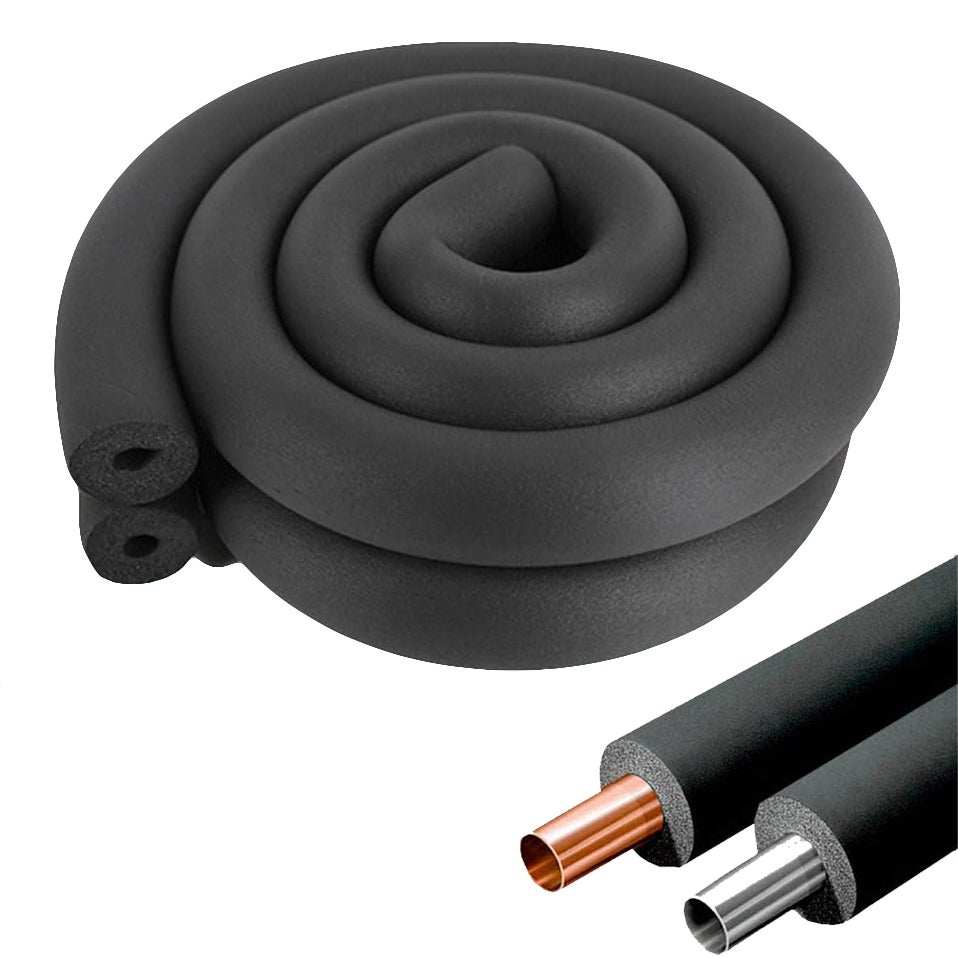 2 pièces de tuyaux isolants, tuyaux d'isolation thermique flexibles ...