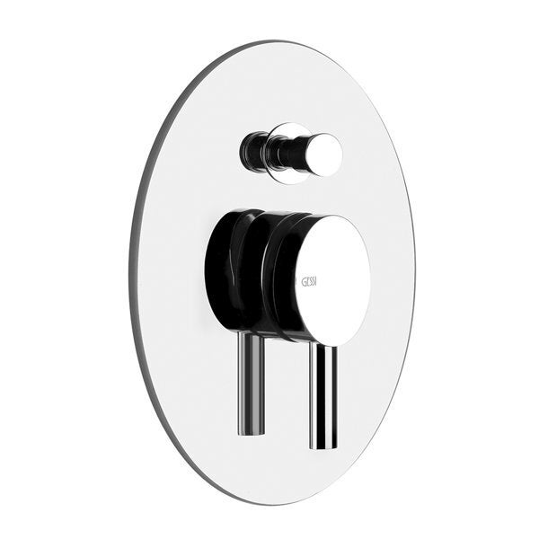 Gessi Ovale, kit prêt à poser, baignoire/douche pour mitigeur encastré ...