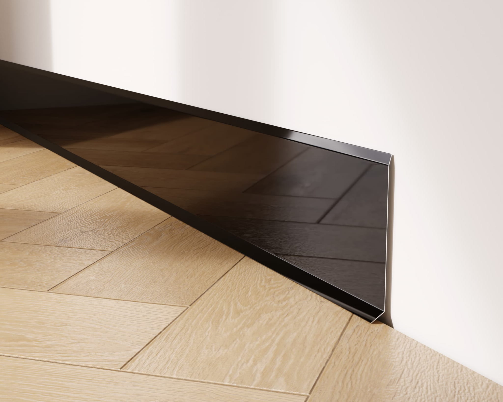 Rodapié decorativo en acero inoxidable para suelos y paredes 10cm x ...