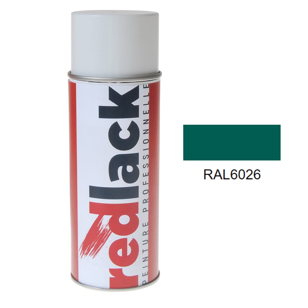Redlack Pintura aerosol RAL 6026 Brillante multisuperficie | Leroy Merlin