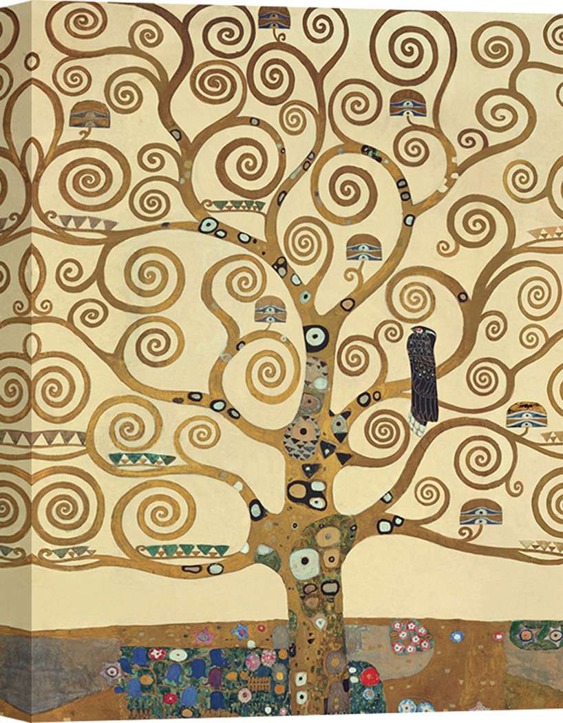 Impression sur toile - Gustav Klimt, L'arbre de vie (détail) - 70x50 cm ...