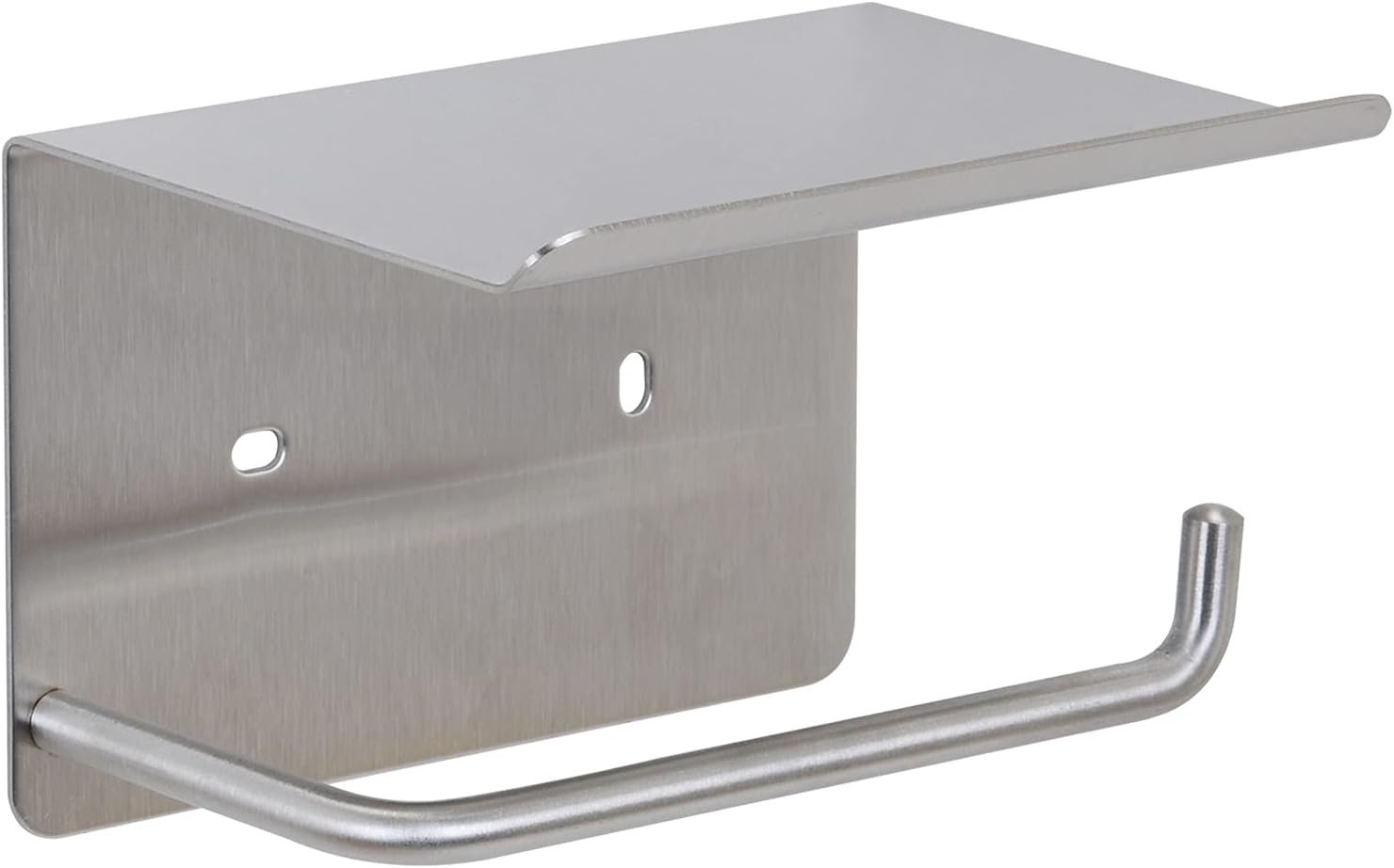 Porte Papier Toilette avec Tablette Adhesif, Support Papier Rouleau ...