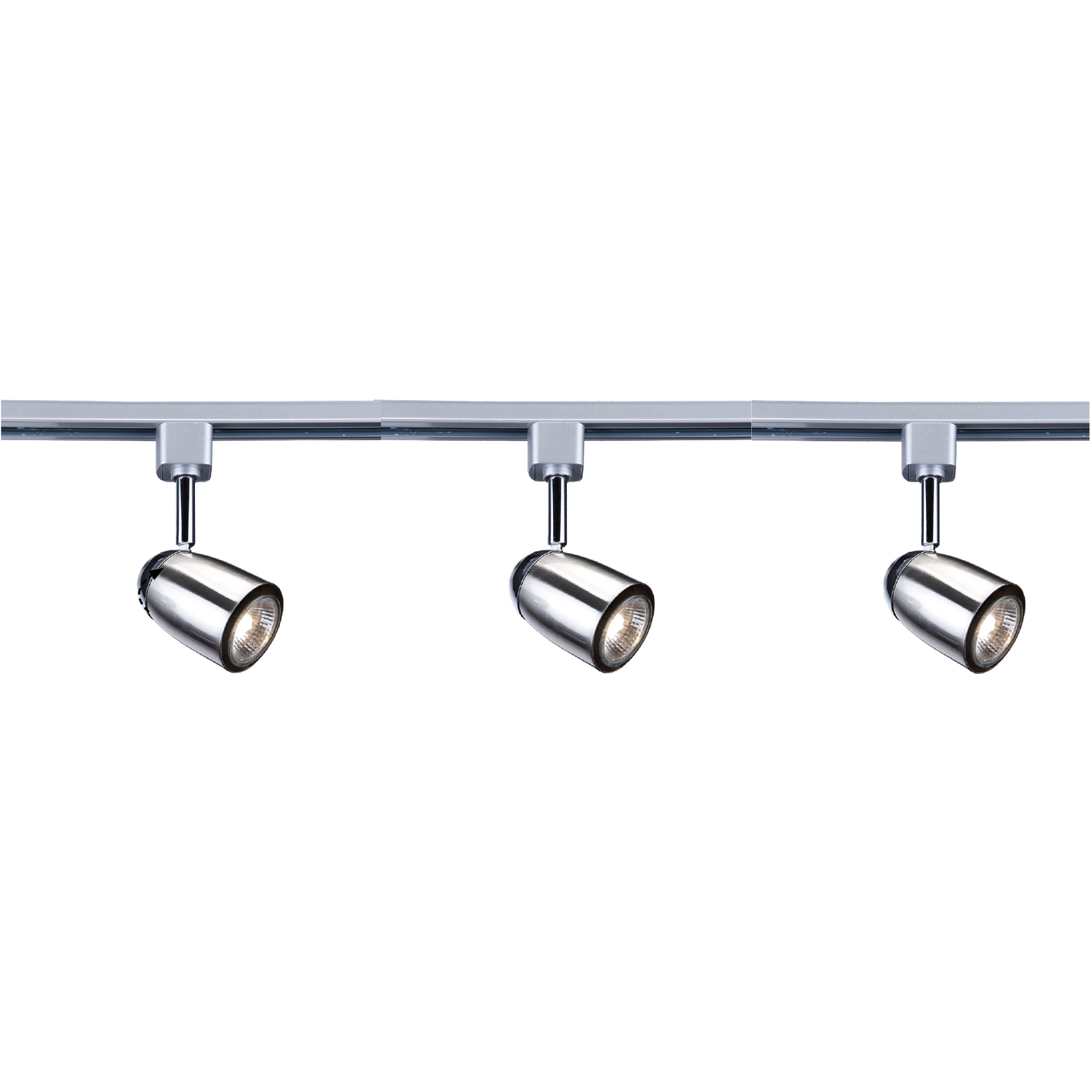 KIT RAIL Track & Spot Pack 1M rail argent et 3 spots argent, systeme 2 ...