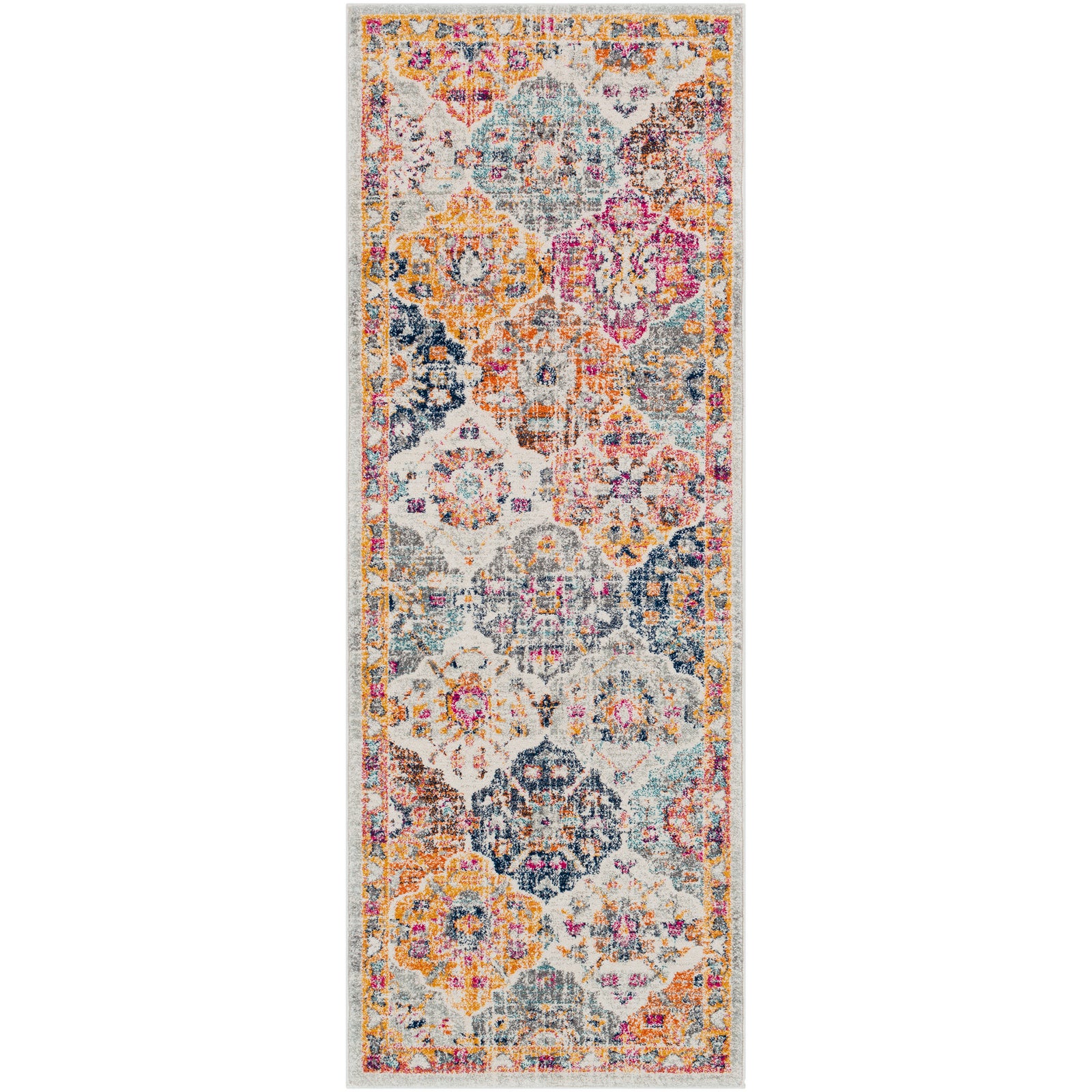 LIVABLISS Tapis de Couloir Vintage Oriental Multicolore/Orange 78x365 ...
