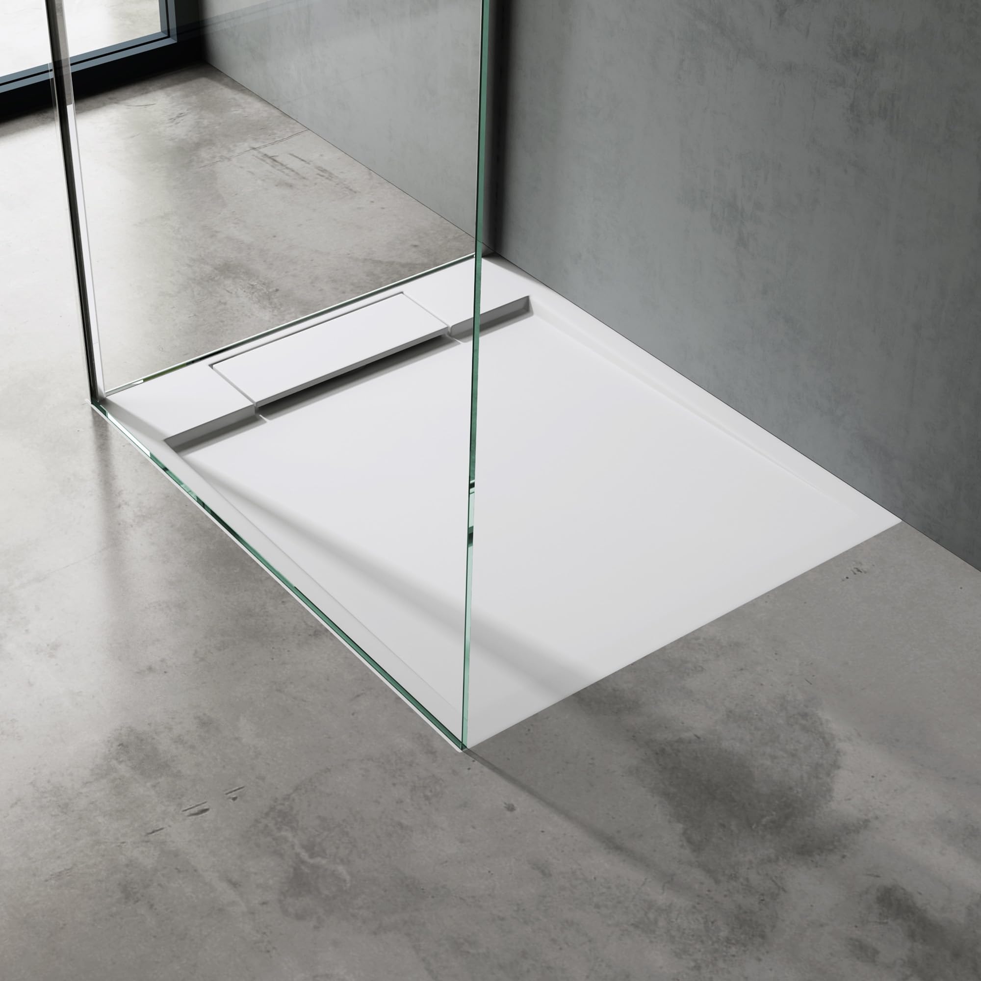 Doporro Receveur de Douche Design Ultra Plat 4 cm Bac à Douche ...