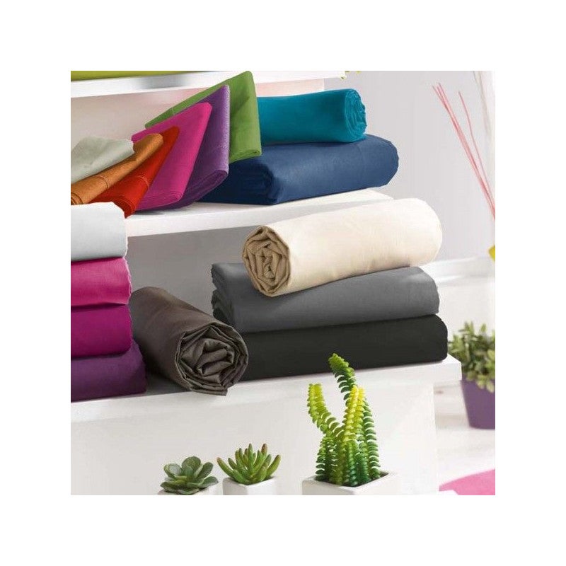 Drap housse 57 fils/cm² toutes dimensions | Leroy Merlin