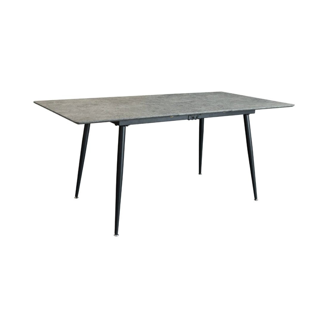 Table extensible CALDERO 120–160 cm – Table contemporaine aspect pierre ...