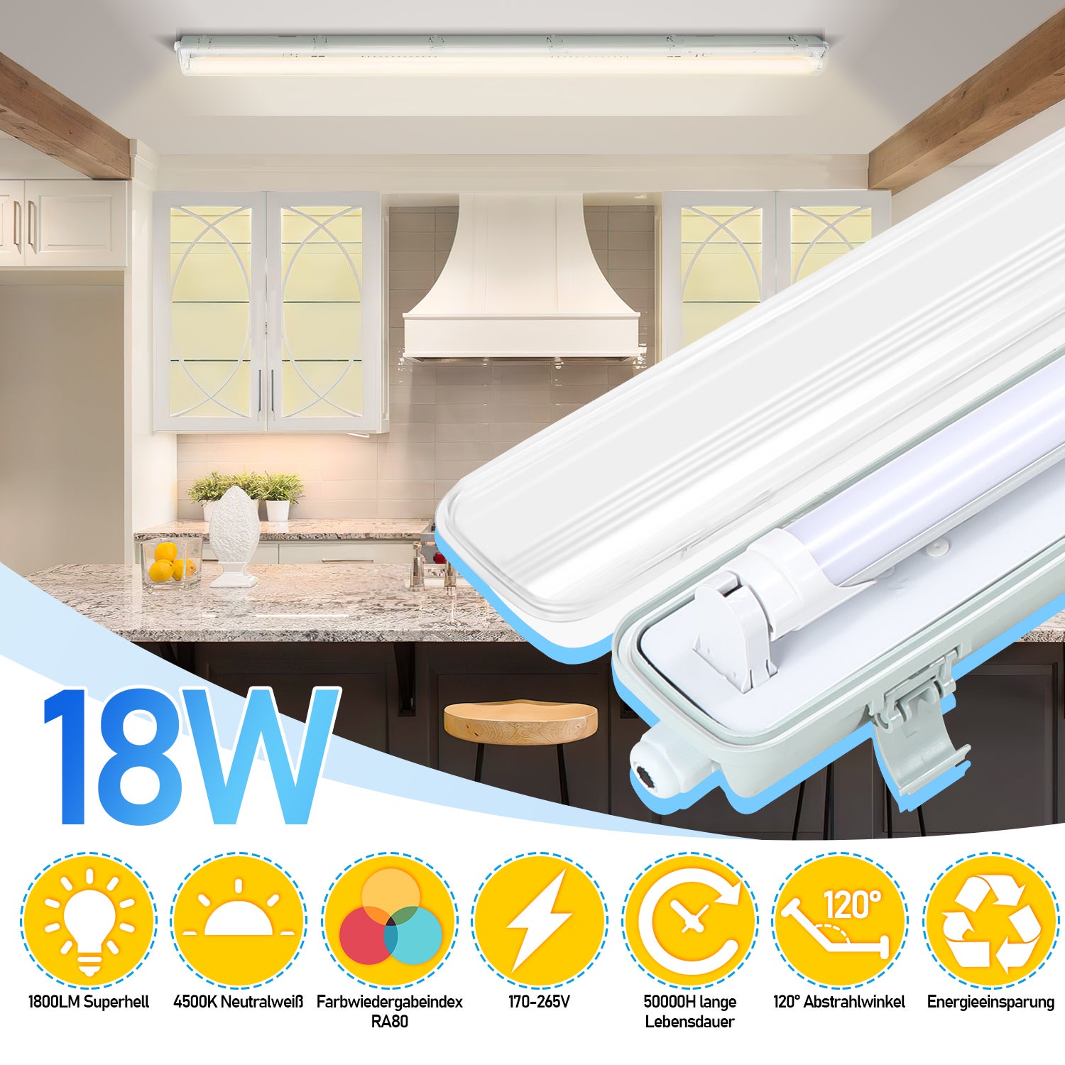 Lámpara LED para habitaciones húmedas Lámpara de escritorio Lámpara de ...