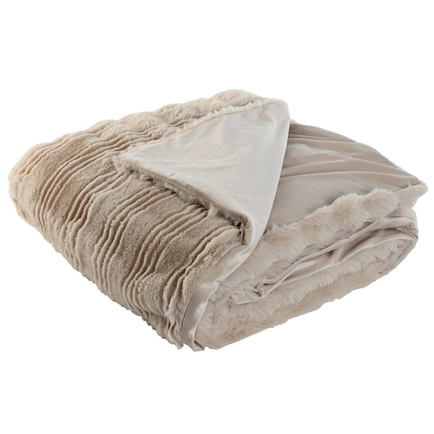 Couverture beige 220x240x1cm | Leroy Merlin