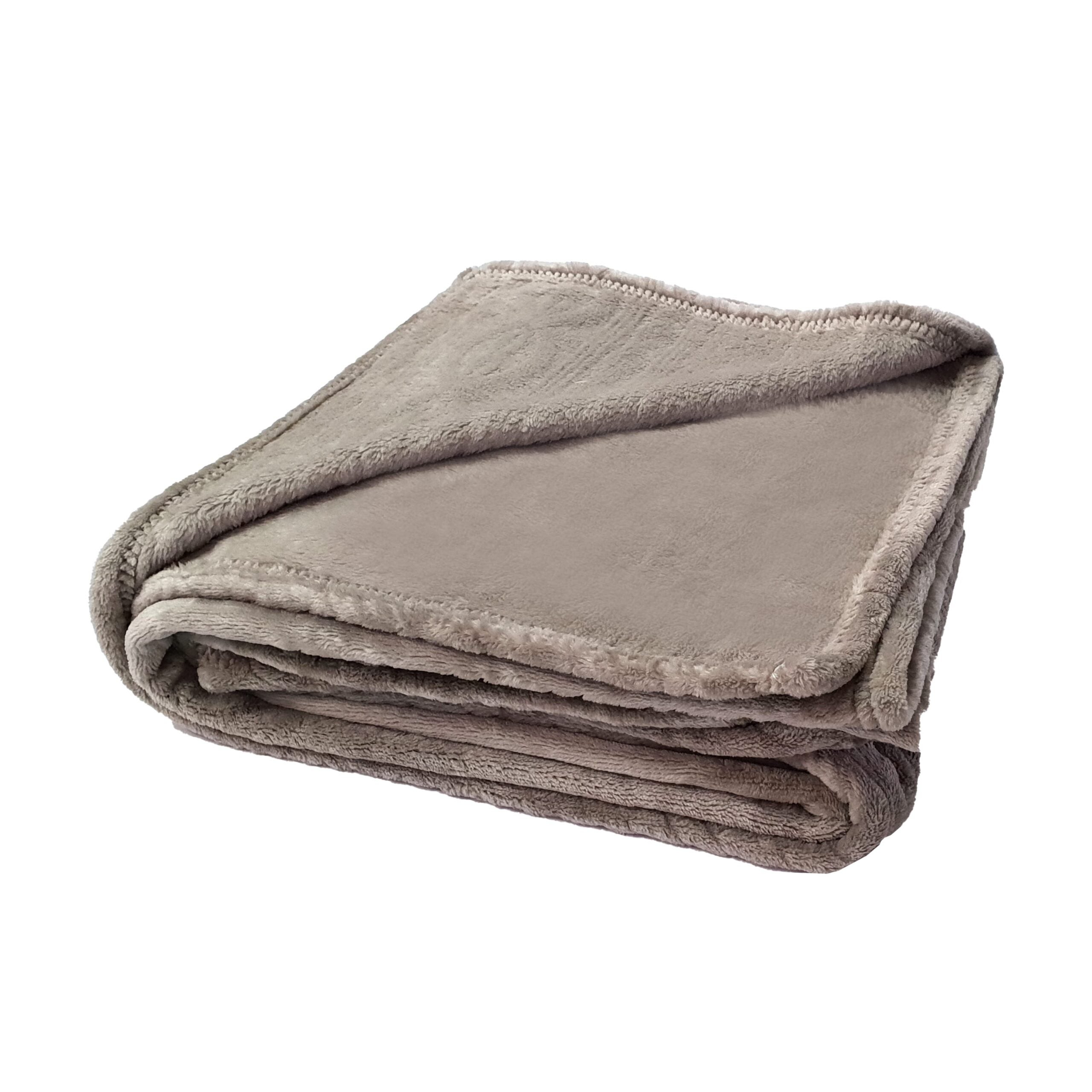 Manta Doble Gris Emboss 220x220 cm | Leroy Merlin