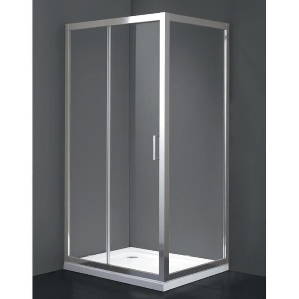 Cabine de douche 70x100 à ouverture frontale coulissante avec deux ...