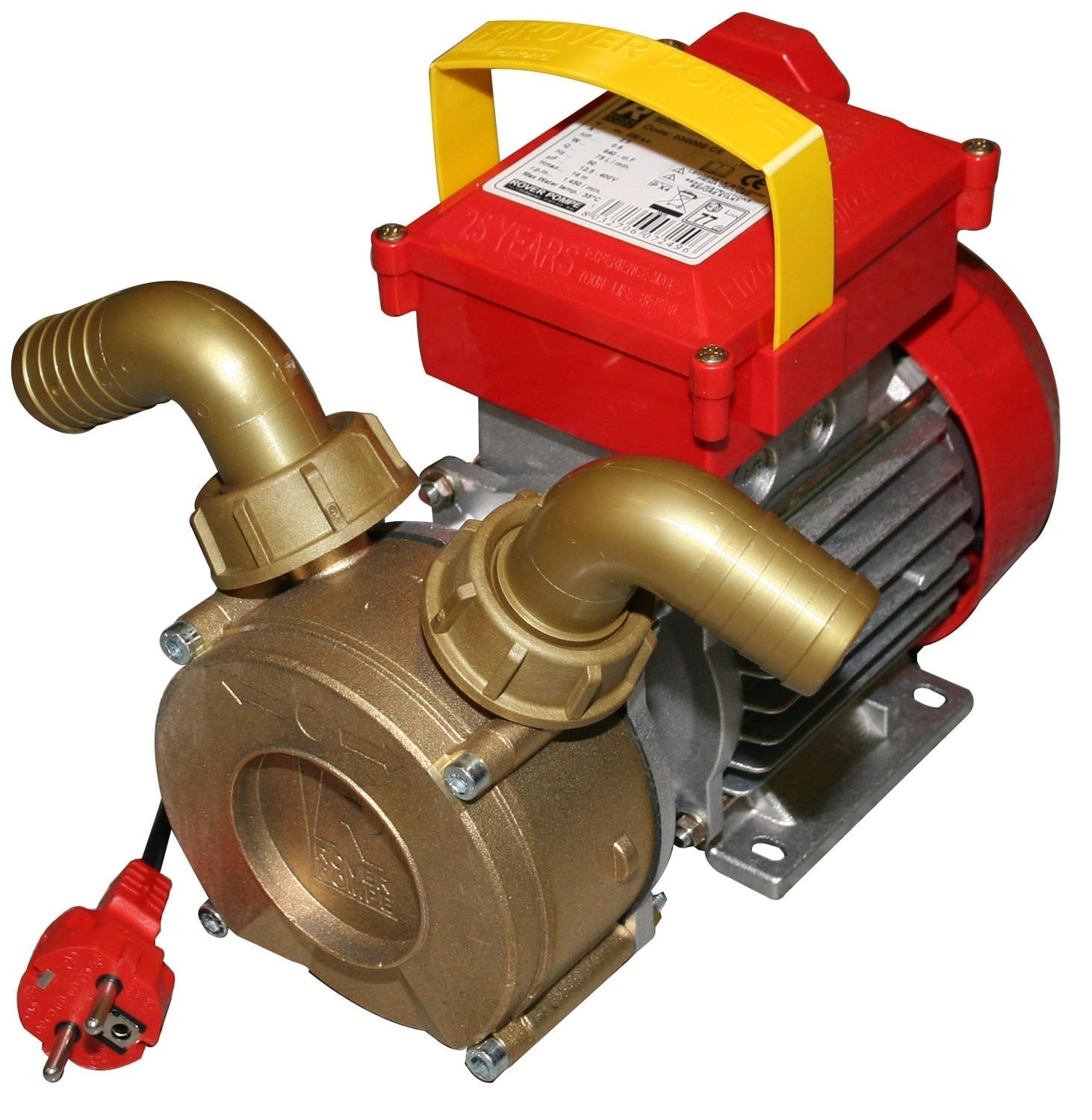 Bomba de trasiego eléctrica de rotación reversible 650 W racores 30 mm ...