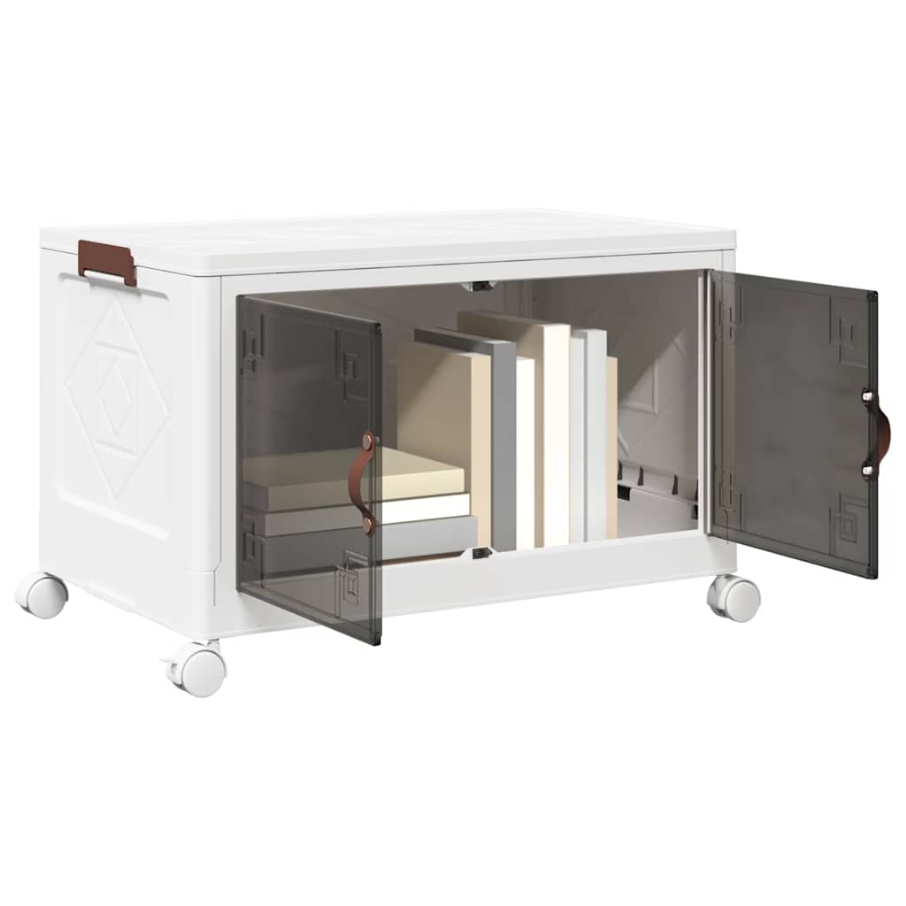 Bo?te de rangement empilable avec roues 75 L 65x40x41,5 cm | Leroy Merlin
