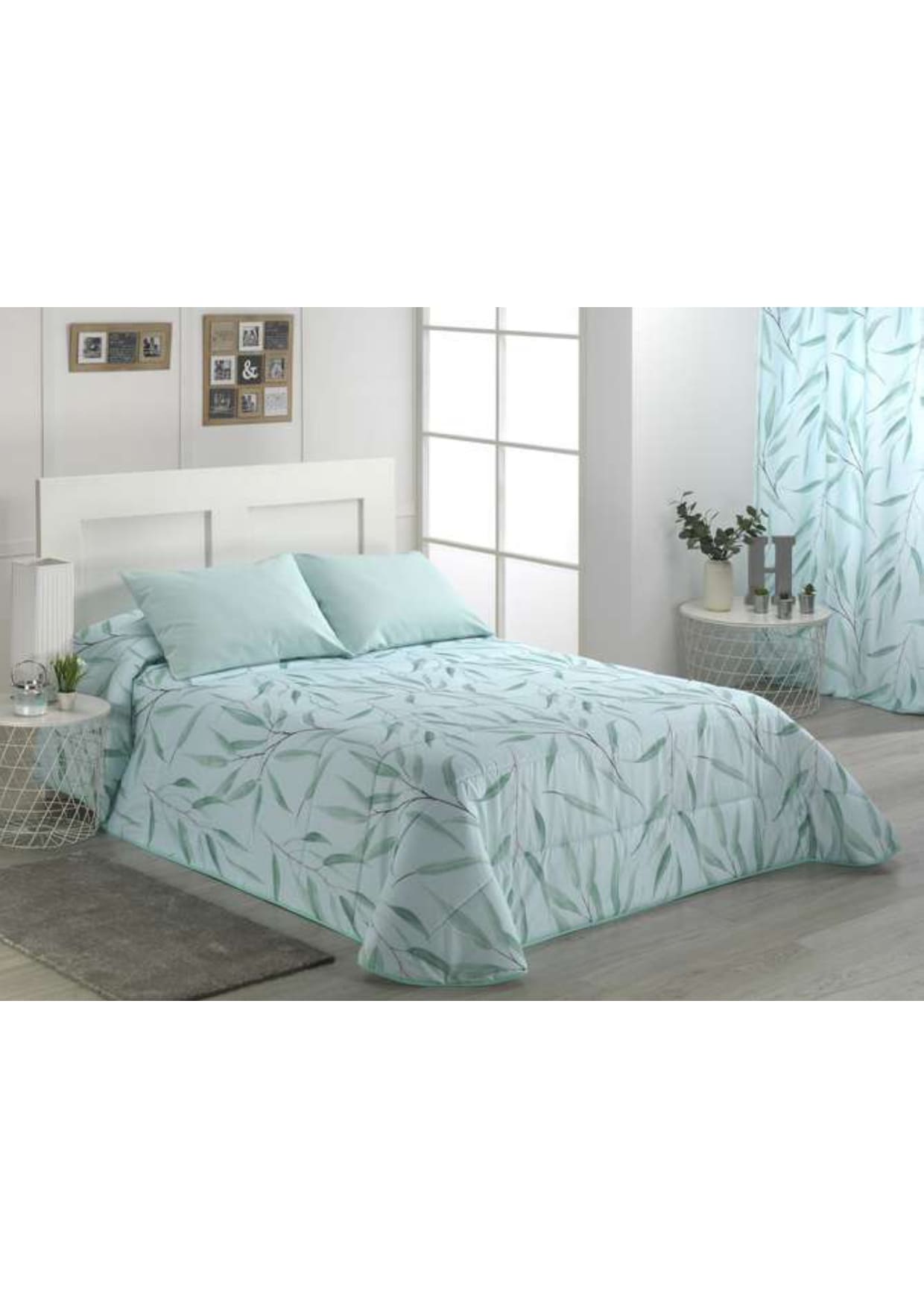 Camatex -Edredón Nórdico estampado .Modelo BAMBÚ VERDE. Grosor 250 gr ...