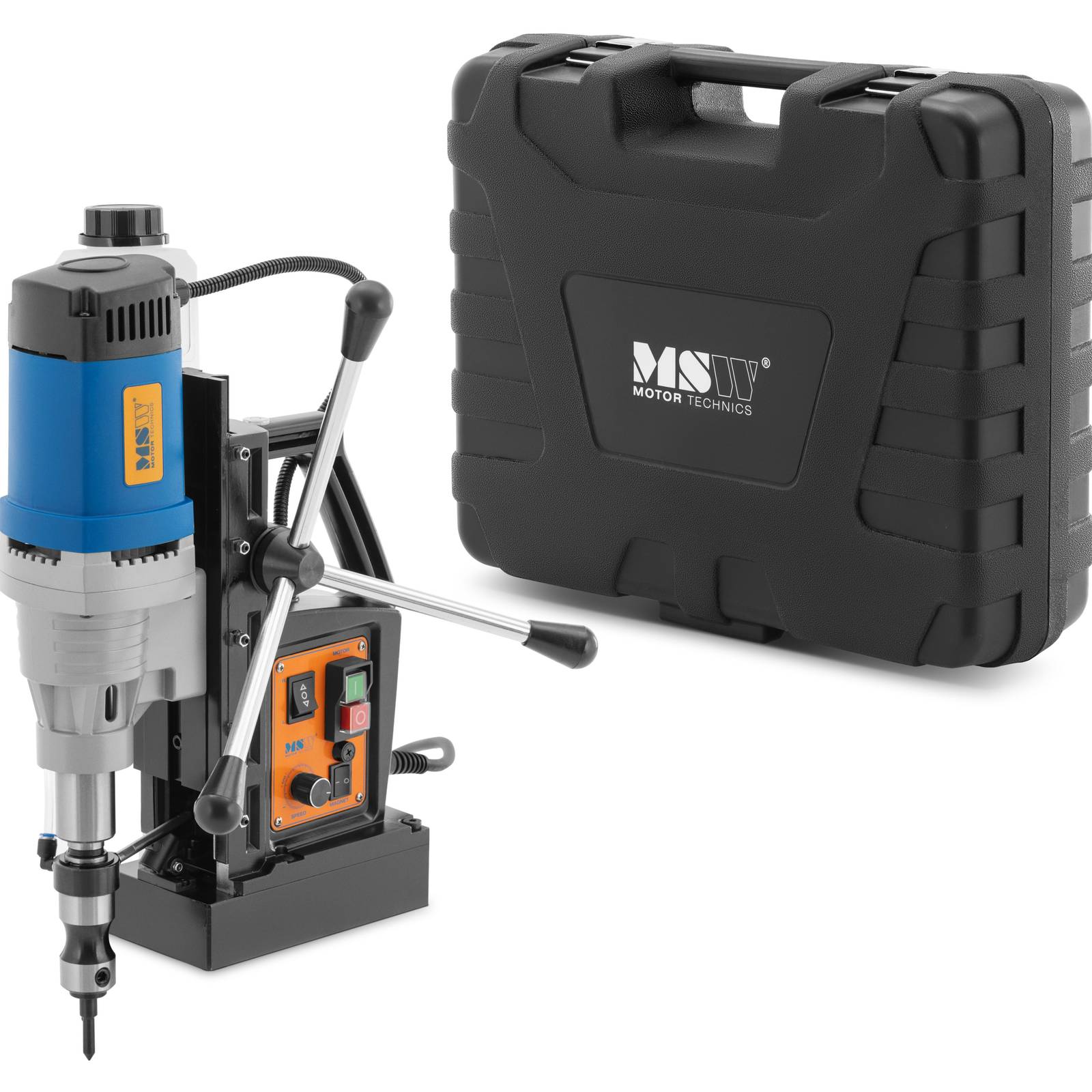 Taladro magnético - 1680 W - 395 rpm - Mango Weldon 19 mm - Láser ...