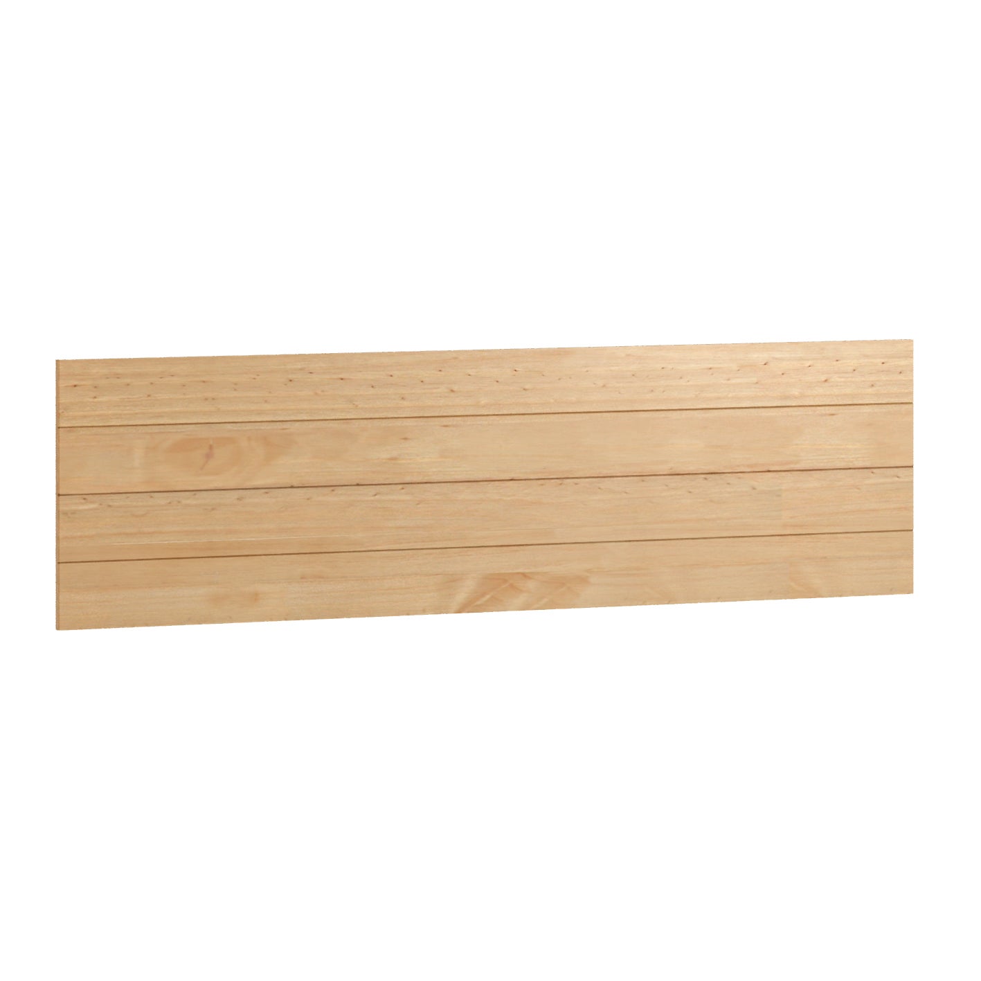 Cabezal de madera maciza color roble-Miel (Ancho 156 cm/Alto 45 cm ...