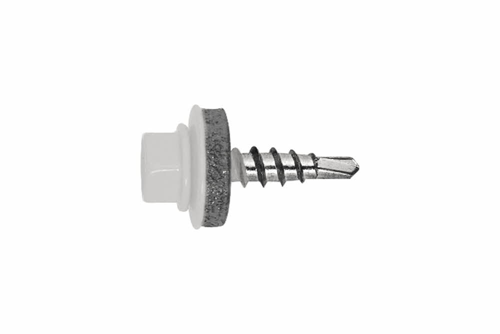 Vis autoperceuse acier-bois RAL 9010 - Blanc 4,8 x 35 P14 9010 - Boite ...