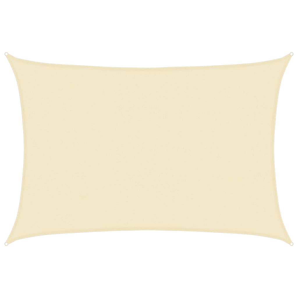 Toile à voile rectangulaire en PEHD 4x6 m crème | Leroy Merlin