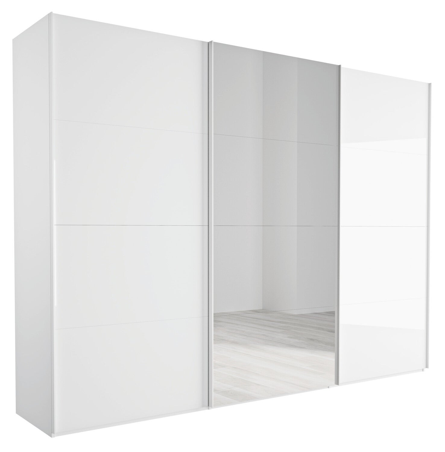 COMPOSAD | Armoire à 3 portes coulissantes avec miroir SYSTEMA, armoire ...